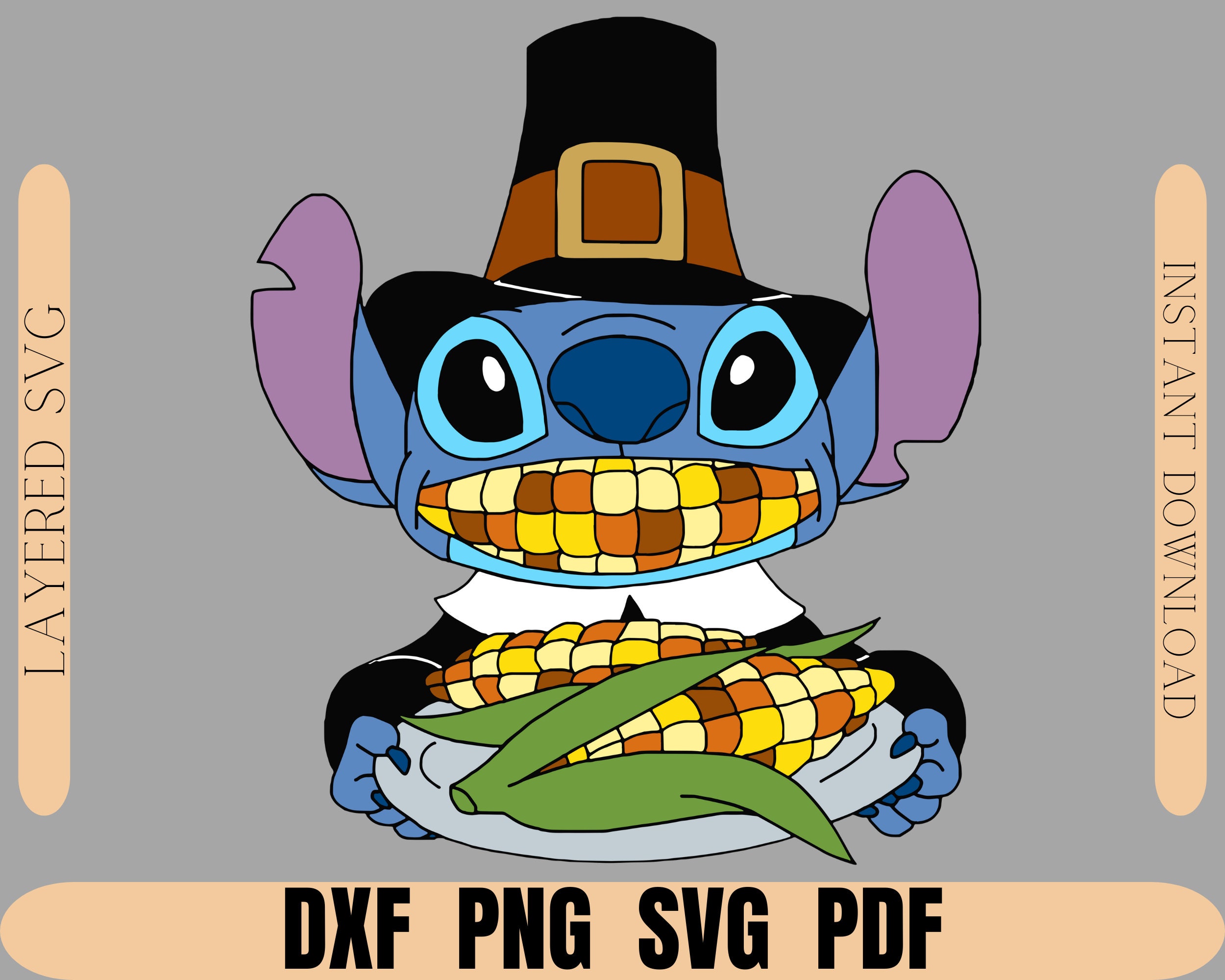 Stitch Thanksgiving Png Clipart , Stitch Thanksgiving Concept Layered ...