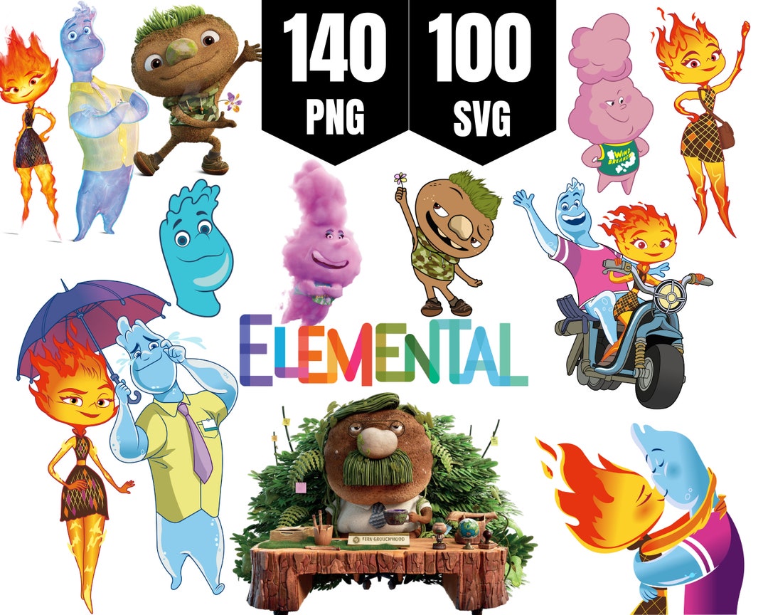 Elemental PNG, Elemental SVG Bundle, Elemental Clipart, Elemental Logo ...