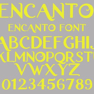 Encanto Letter Png, Encanto Font Svg, Encanto Alphabet, Encanto Svg ...