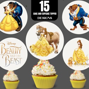 Belle Clipart & Font: Beauty and the Beast SVG, PNG, PDF (digital ...
