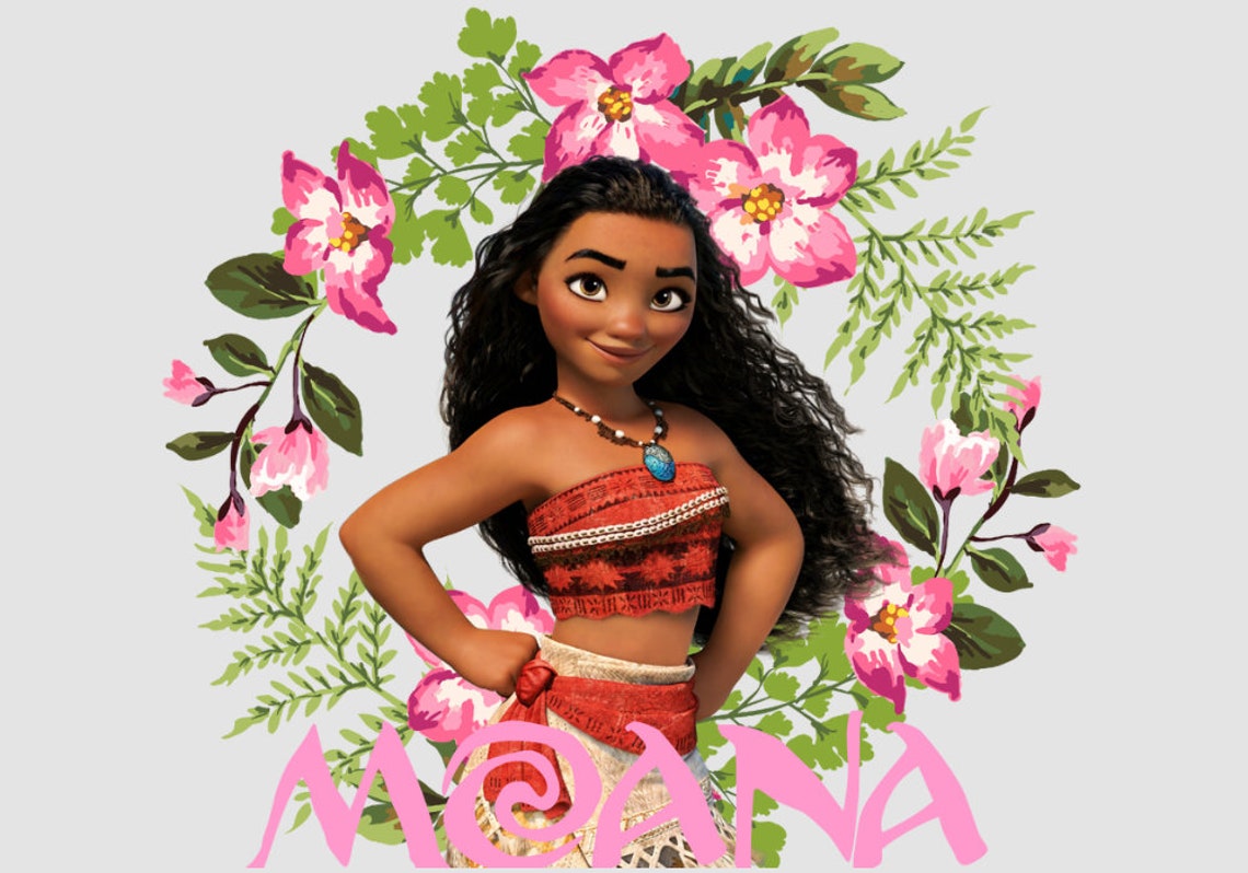 Moana Clipart PNG: Cake Topper, Birthday Design (digital Download) - Etsy