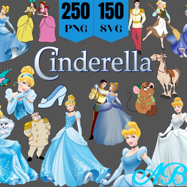 Cinderella Svg - Etsy