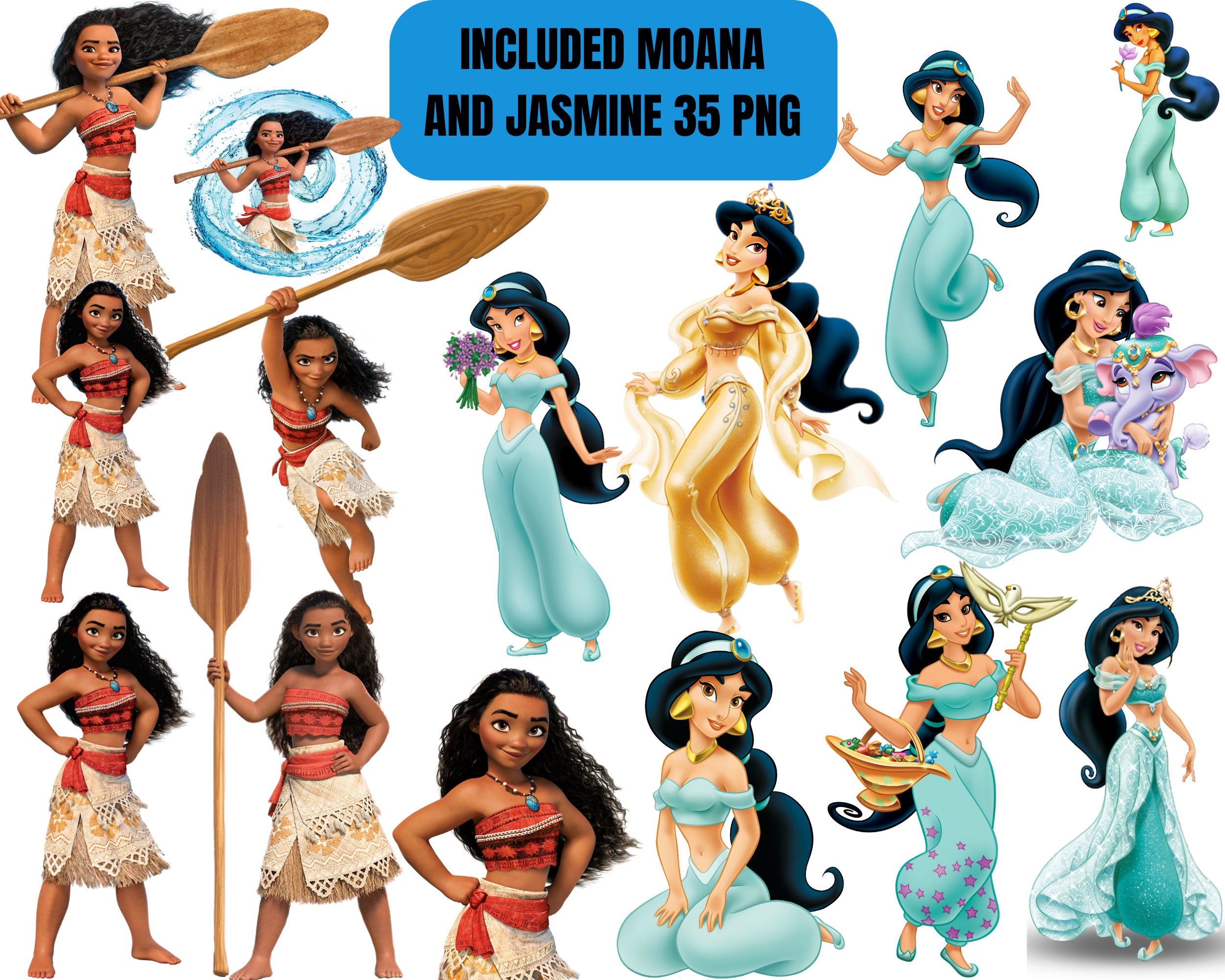 Princess PNG Clipart Bundle (digital Download) - Etsy