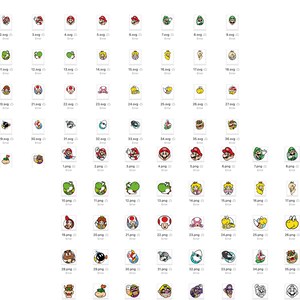 Mario Clipart Bundle, Super Mario Alphabet, Mario Svg Cut Files for ...