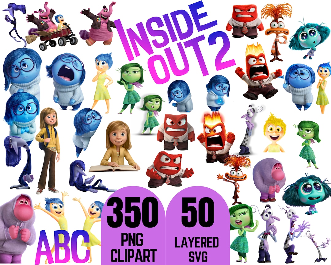 Inside Out 2 Clipart PNG, Inside Out SVG, Inside Out Clipart, rabbia ...