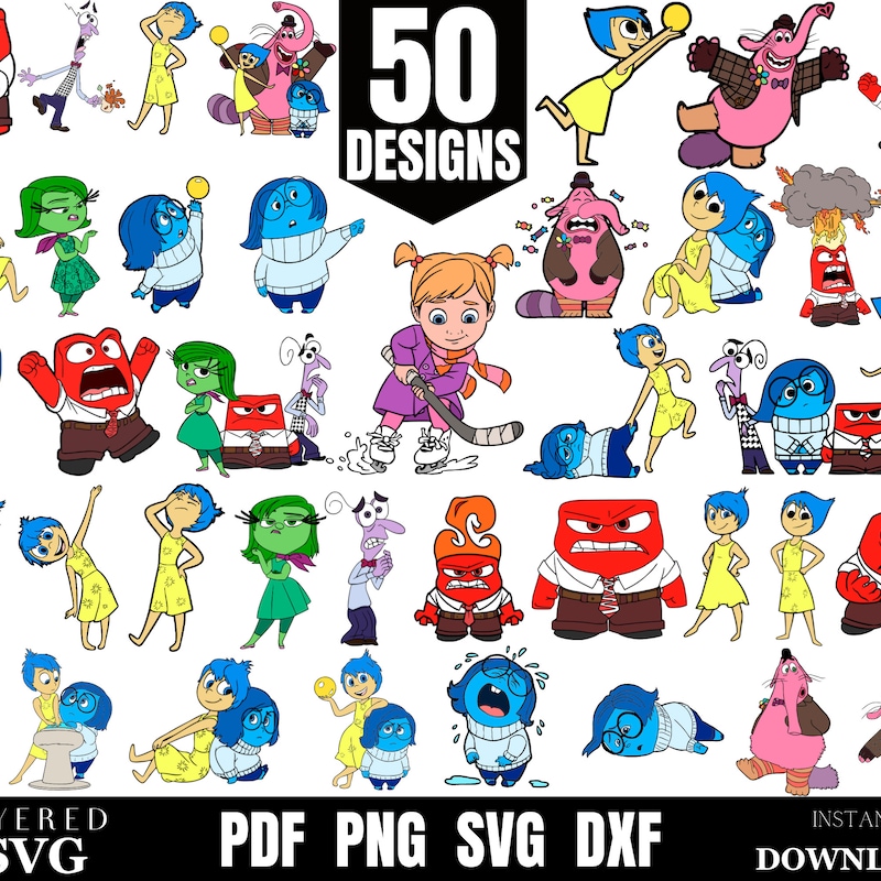 Inside Out 2 Svg - Etsy