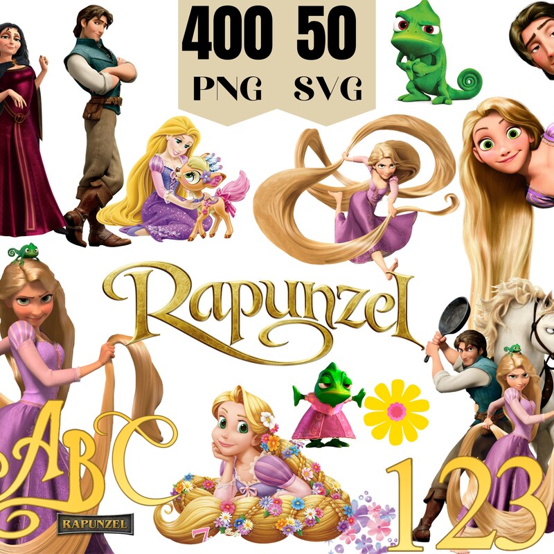 Rapunzel Svg - Etsy