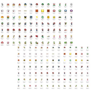 Mario Clipart Bundle, Super Mario Alphabet, Mario Svg Cut Files for ...