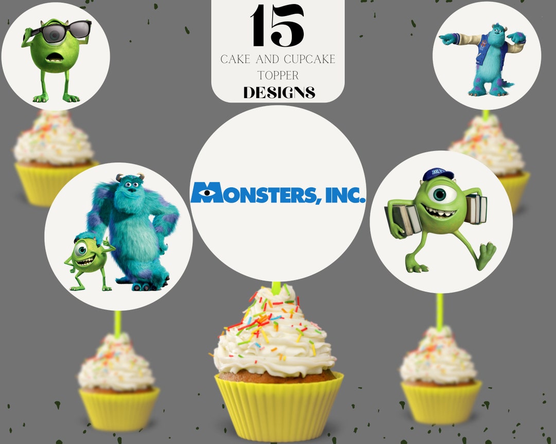 Monsters Inc Topper Png Pdf Jpg File, Monsters Inc Cake Topper Png Pdf ...