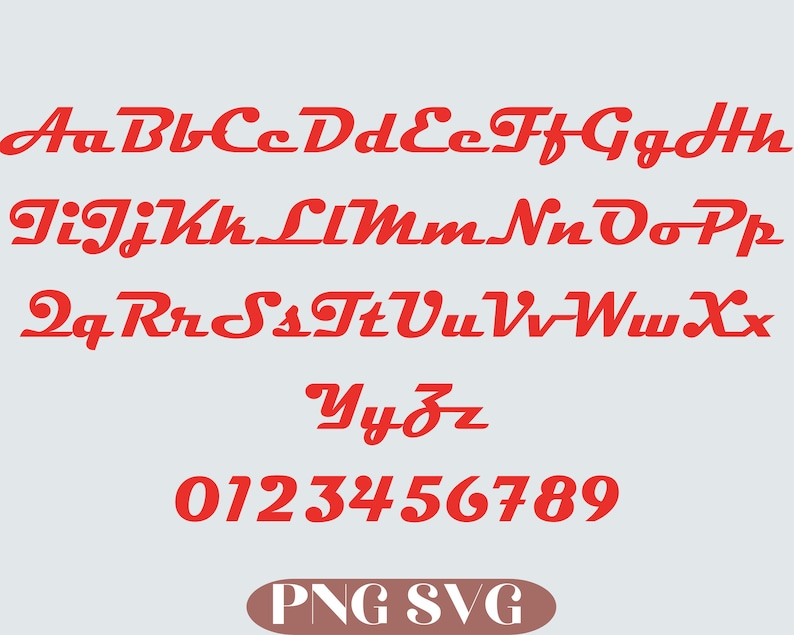Cars Alphabet Font: Lightning Mcqueen PNG SVG (digital Download) - Etsy