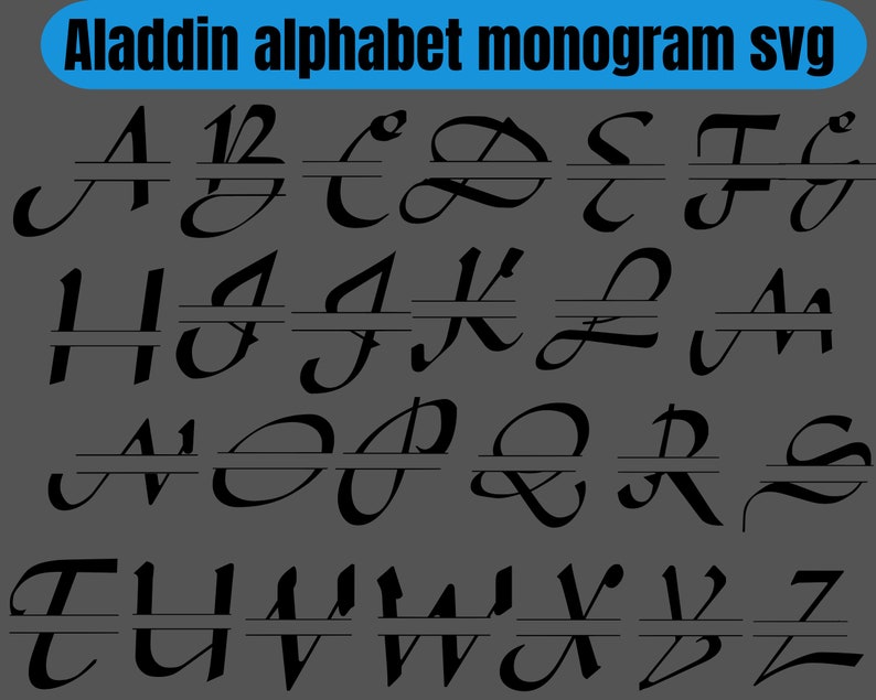 Aladdin Clipart Mega Pack: Jasmine PNG SVG, Alphabet Font (digital ...