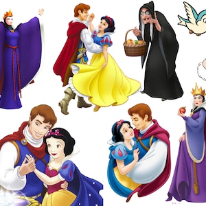 Snow White Clipart Bundle: Princess PNG Images (digital Download ...