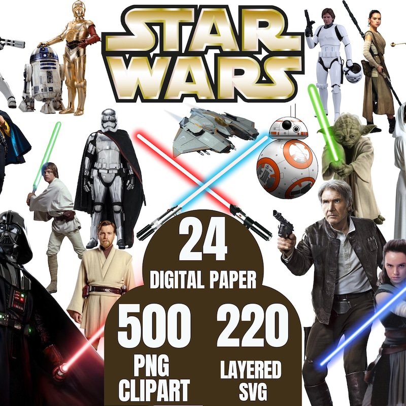 Starwars Clipart - Etsy