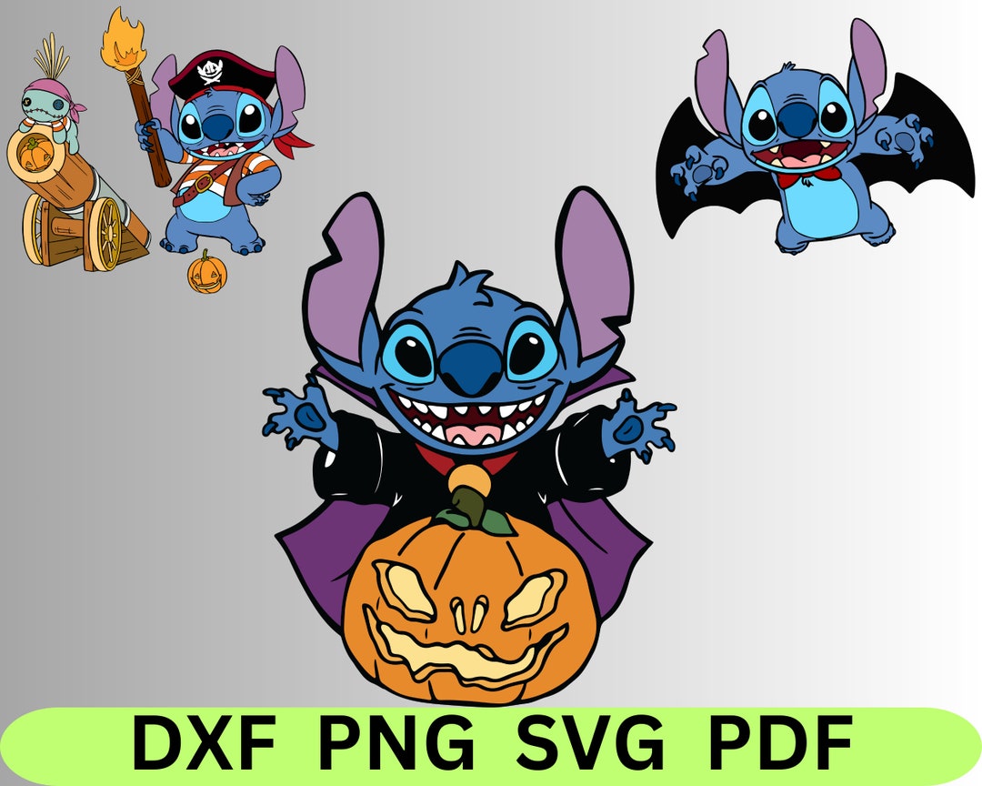 Lilo and Stitch Halloween Concept Png Clipart Stitch Layered Svg Cut ...