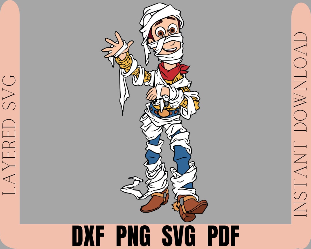 Toy Story Sheriff Halloween Concept Clipart Png - Layered Svg Cut Files ...