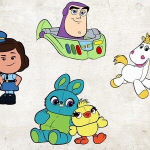 Toy Story Clipart: Buzz Lightyear, Woody, Jessie (digital Download) - Etsy