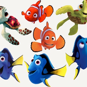 Finding Nemo PNG Clipart Bundle: 200+ Images (digital Download) - Etsy