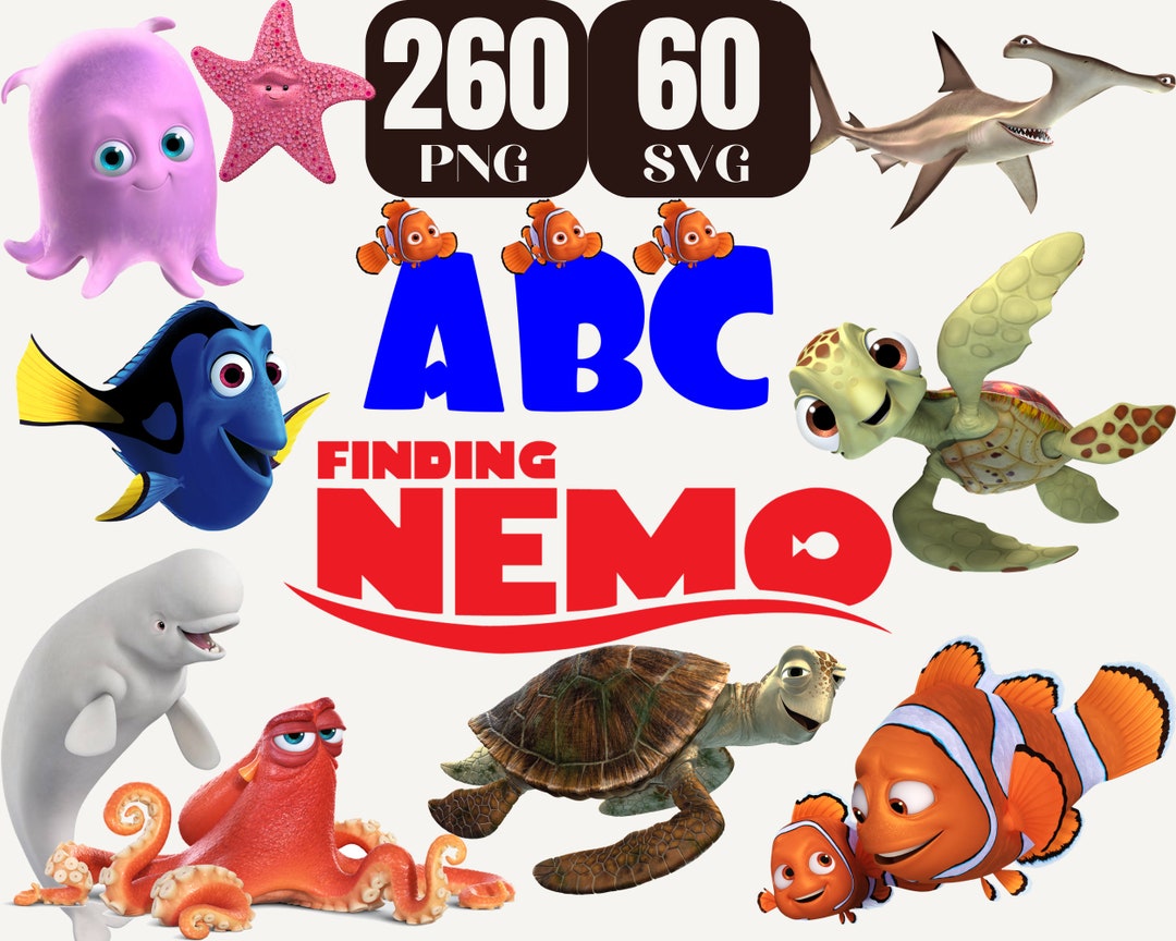 Finding Nemo Png Clipart, Nemo Layered Svg Cut File for Cricut, Nemo ...