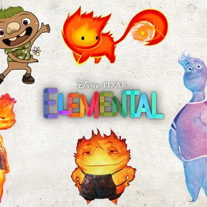 Elemental Svg, Elemental Clipart Set, Elemental Png, Elemental Birthday ...