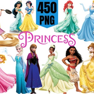 Princess PNG Clipart Bundle (digital Download) - Etsy