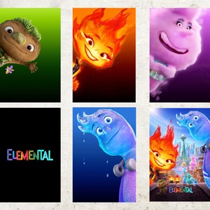 Elemental Movie Poster Png Clipart Jpg Pdf for Print Digital Download ...