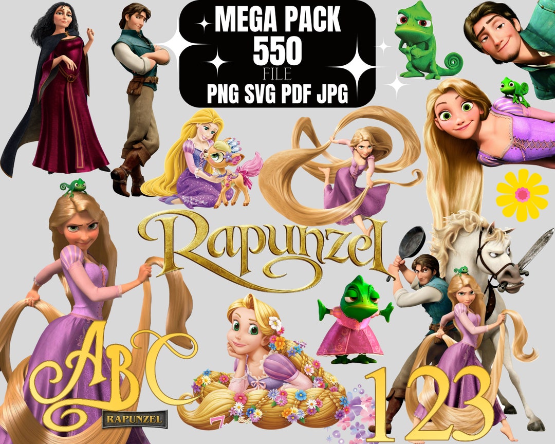 Tangled SVG, Tangled PNG, Flynn Rider Svg, Rapunzel Png, Rapunzel ...