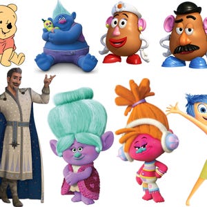 Movie Character PNG Clipart Bundle (digital Download) - Etsy Australia