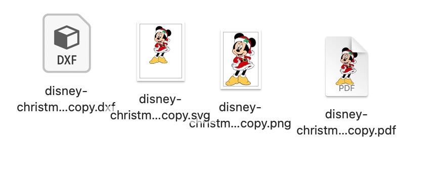 Christmas Santa Minnie Mouse SVG: Layered Clipart (digital Download) - Etsy