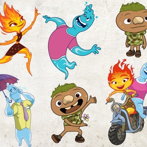 Elemental Svg, Elemental Clipart Set, Elemental Png Clipart, Elemental ...