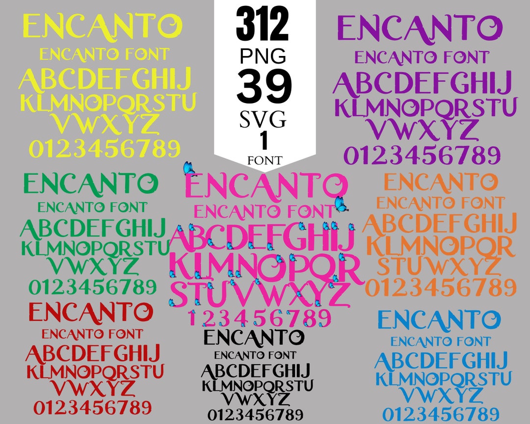 Encanto Letter Png, Encanto Font Svg, Encanto Alphabet, Encanto Svg ...