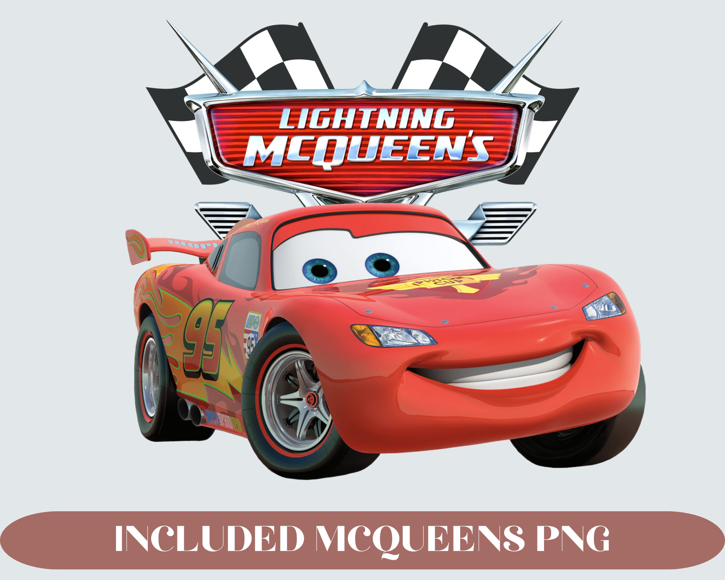 Cars Alphabet Font: Lightning Mcqueen PNG SVG (digital Download) - Etsy UK