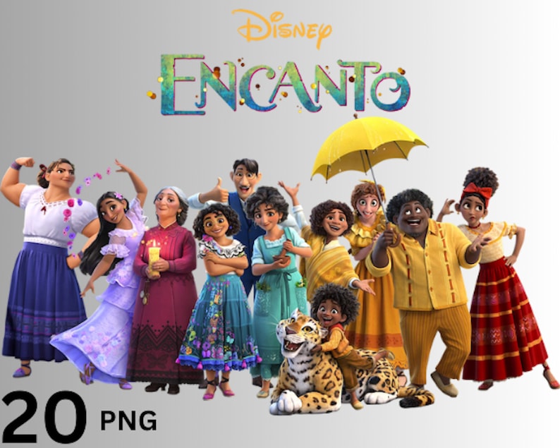 Encanto Clipart Png Encanto Logo Encanto Characters Png 20 Png - Etsy