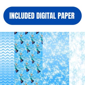Frozen Clipart, Frozen SVG PNG, Frozen Paper, Elsa Anna Olaf PNG Svg ...
