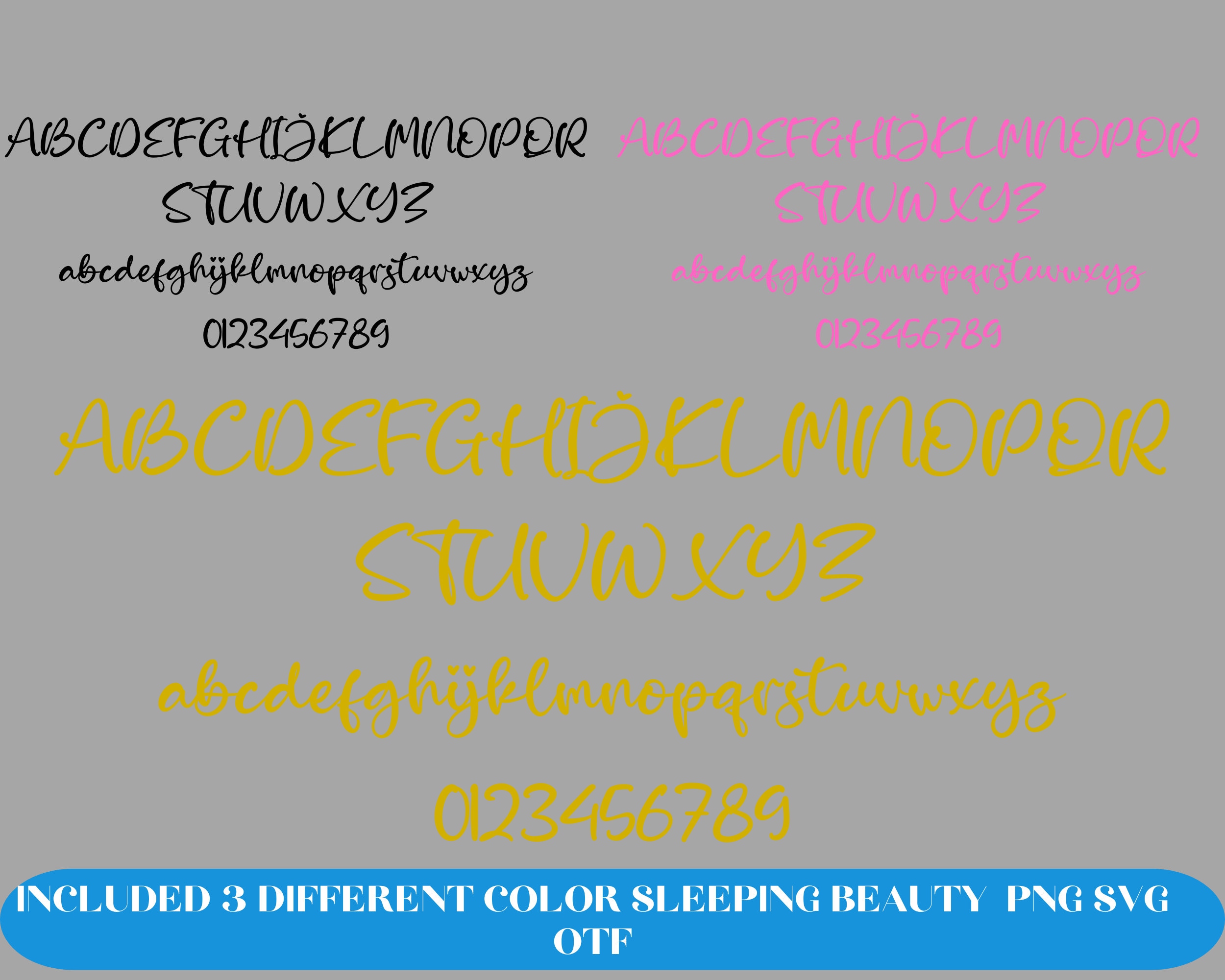 Princess Font: Alphabet Letters PNG SVG TTF (digital Download) - Etsy