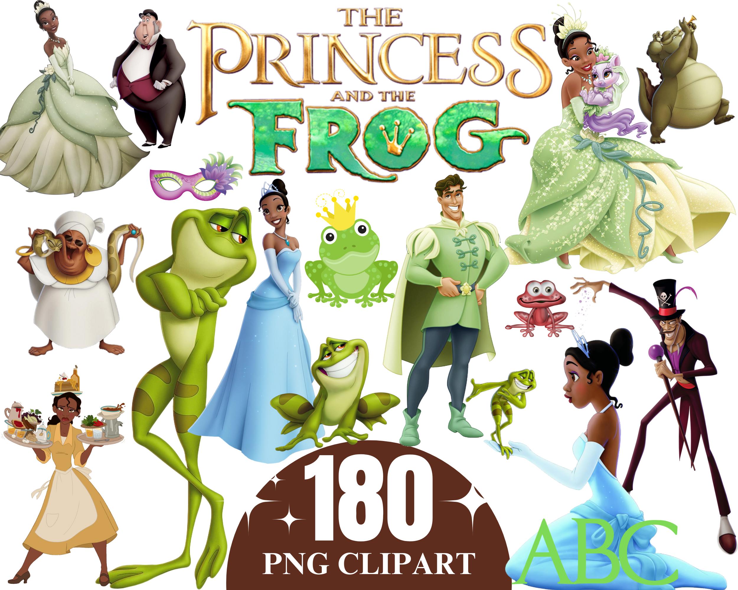 Princess and the Frog PNG Clipart Bundle (digital Download) - Etsy