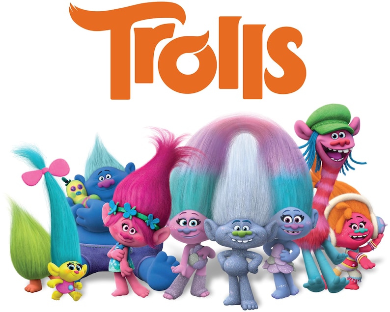 Trolls Clipart Bundle: PNG, SVG, Digital Paper (digital Download) - Etsy