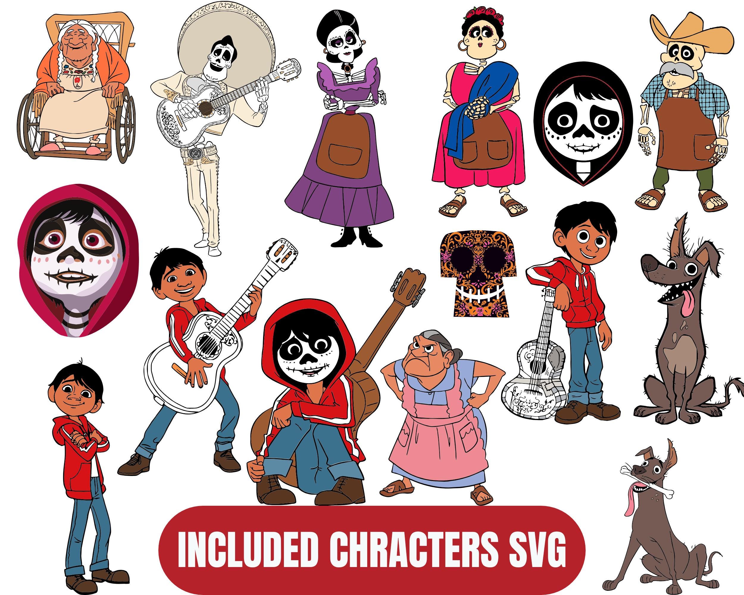 Coco Clipart Bundle: 700 PNG, 250 SVG, Digital Paper (digital Download ...
