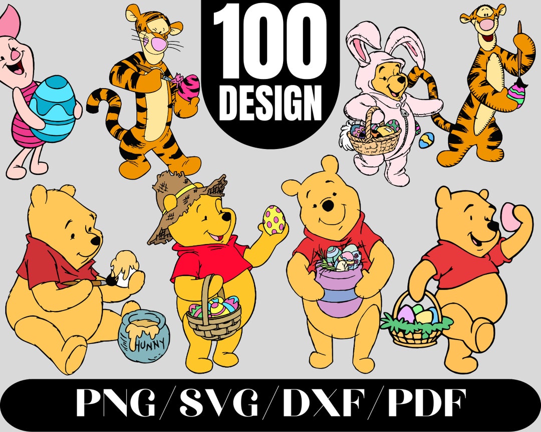 Baby Winnie the Pooh SVG Bundle, Baby Winnie the Pooh PNG, Baby Pooh ...