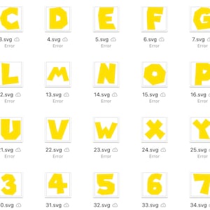 Super Mario Font: Alphabet & Numbers (SVG, PNG) Digital Download, Super ...
