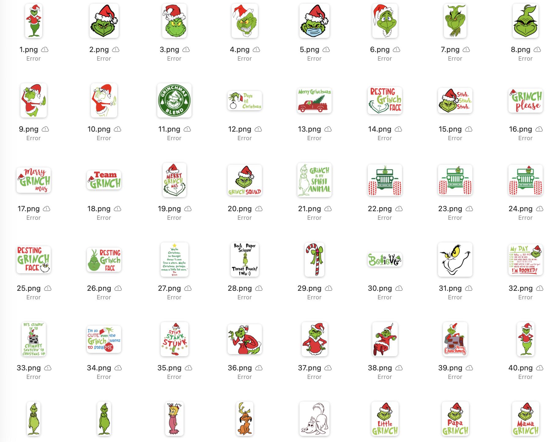 Grinch Christmas Design Bundle Png Svg Dxf Pdf | Funny Sarcastic ...
