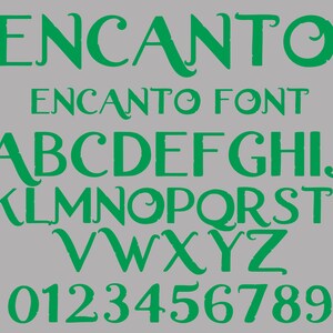 Encanto Letter Png, Encanto Font Svg, Encanto Alphabet, Encanto Svg ...