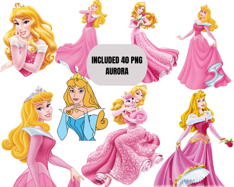 Princess PNG Clipart Bundle (digital Download) - Etsy