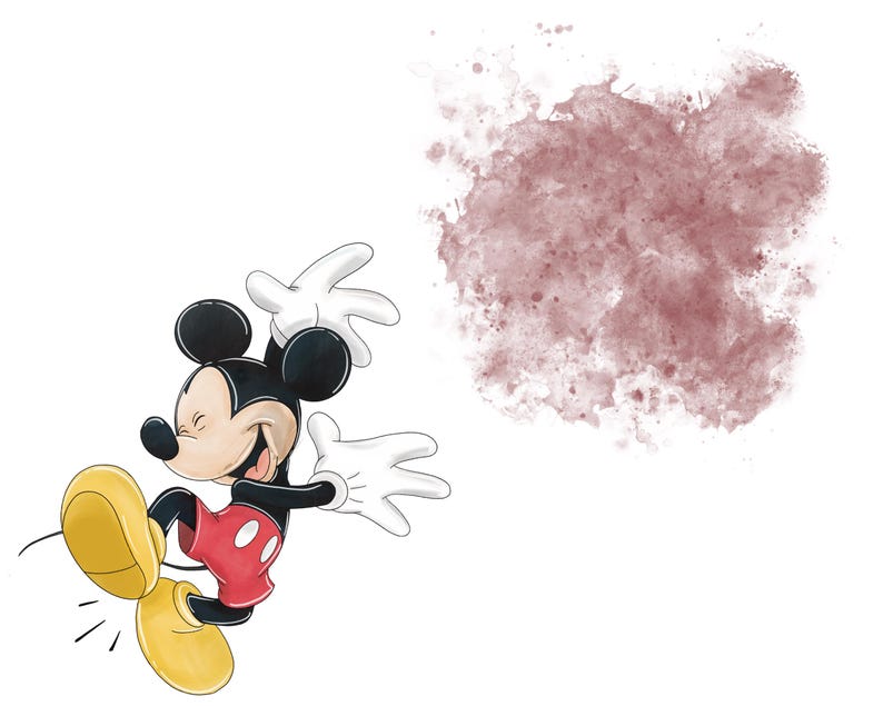 Mickey Mouse Watercolor Clipart: PNG Graphics (digital Download) - Etsy
