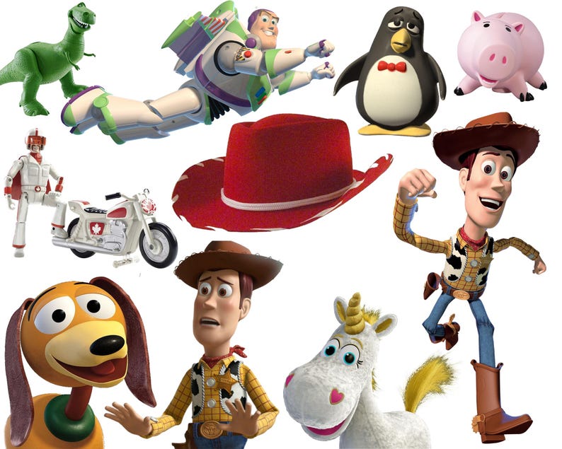 Toy Story Clipart PNG Bundle: Cartoon Movie Theme (digital Download) - Etsy