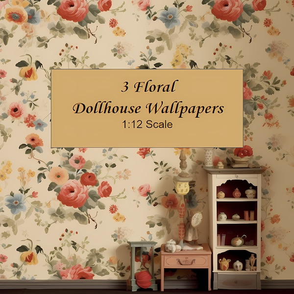 Dollhouse Wallpaper - Etsy