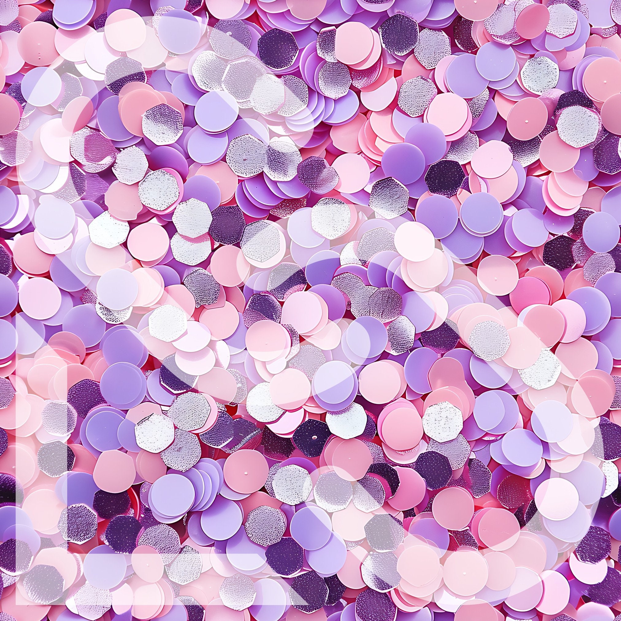 Enchanting Sequin Magic: Pastel Shiny, Pink, Purple, Rose Gold Sequins ...