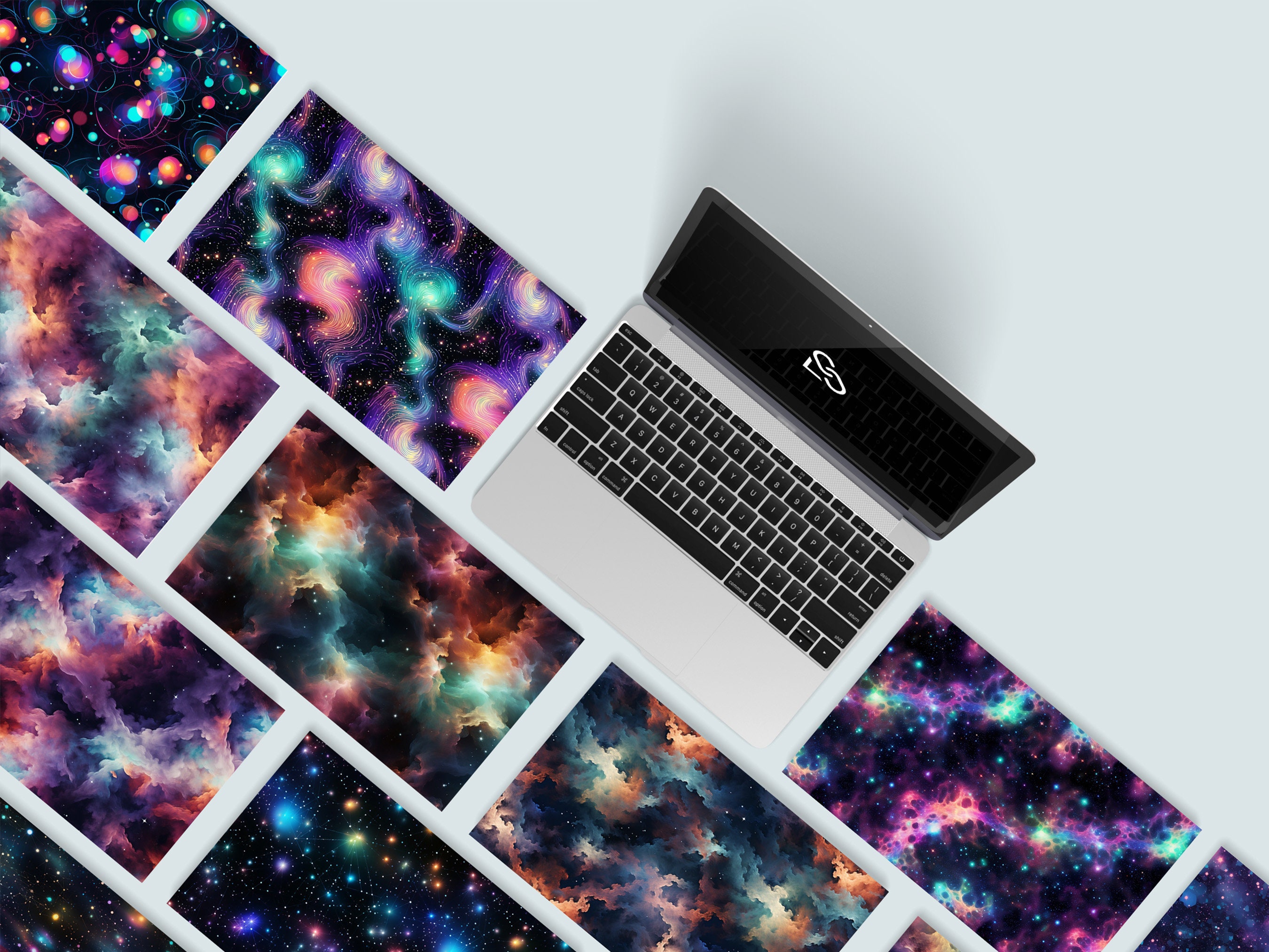 Seamless Celestial Textures - Stars, Sky, Universe, Nebula, Cosmic ...