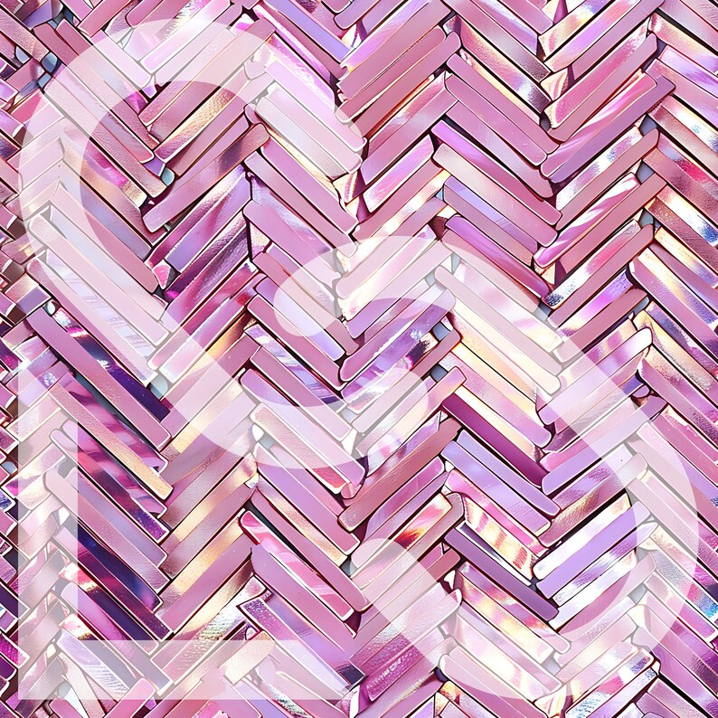 Seamless Iridescent V-shaped Tiles - Shimmering Pink, Purple, Blue ...