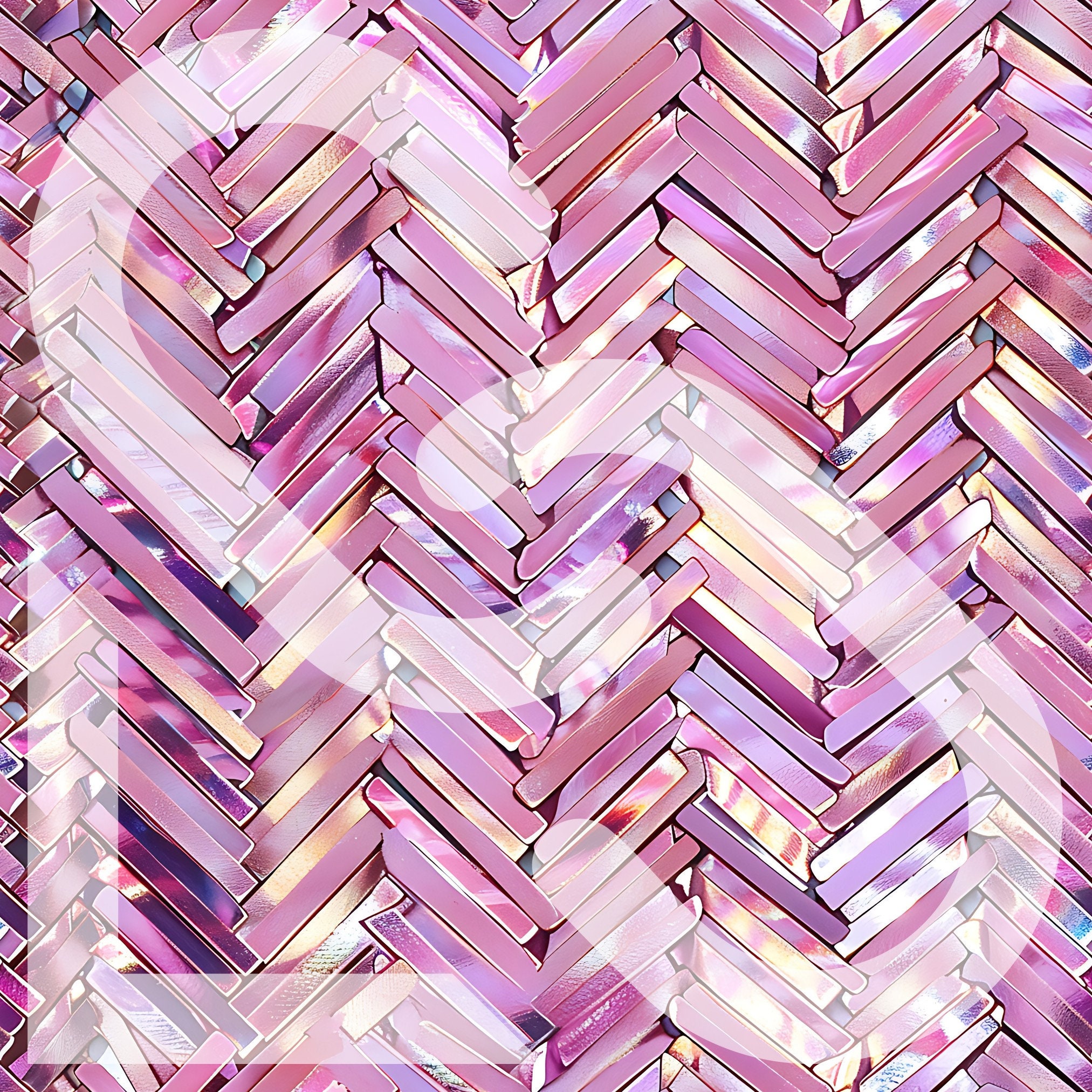 Seamless Iridescent V-shaped Tiles - Shimmering Pink, Purple, Blue ...