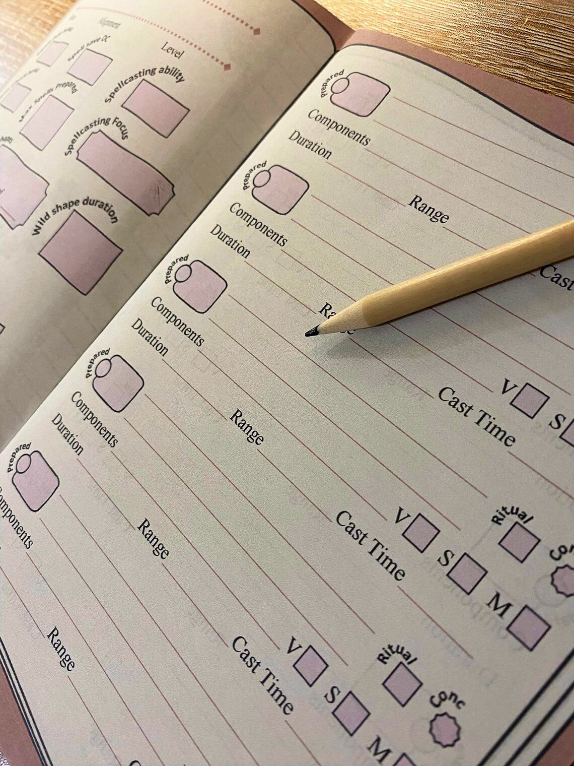 Dnd Druid Bundle Wild Shape Sheets, Spell & Ability Tracker and ...